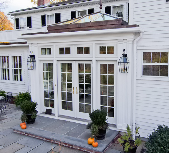 Colonial Orangery Addition & Hip Skylight | Shrewsbury, MA